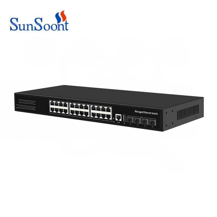 24 Port Gigabit Managed Ethernet Switch