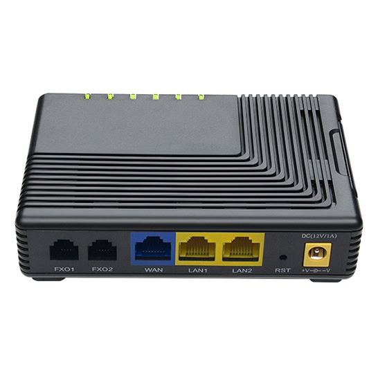 High-performance 2 FXO VoIP Adapter