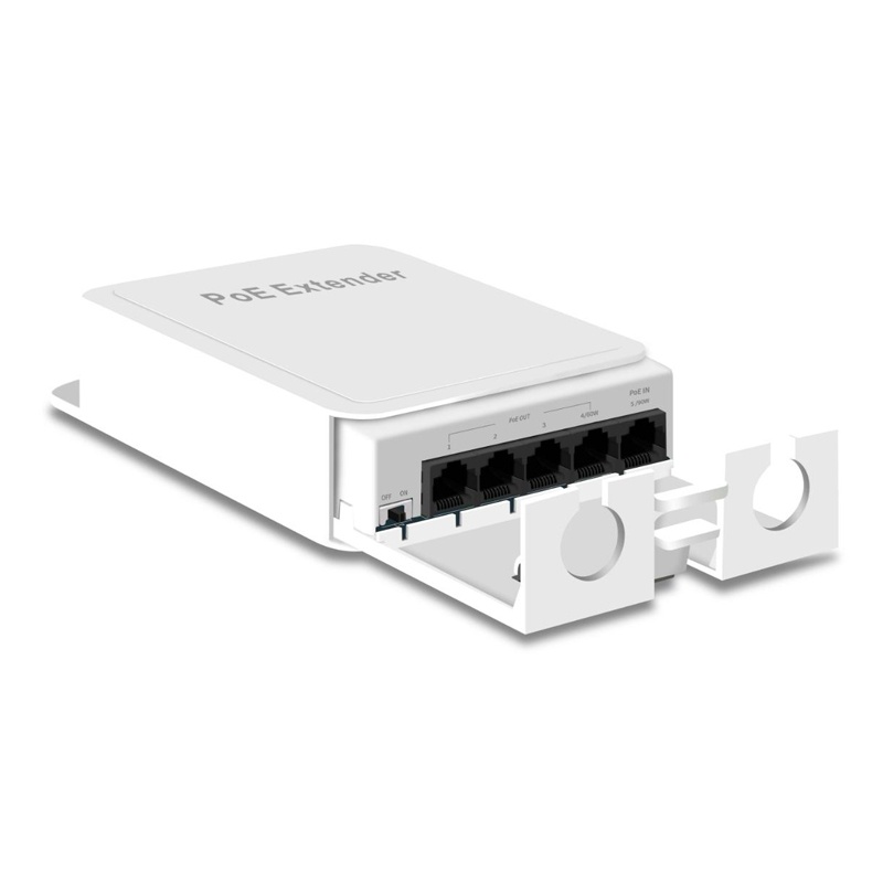 5 Port Waterproof PoE Extender 250 Meter