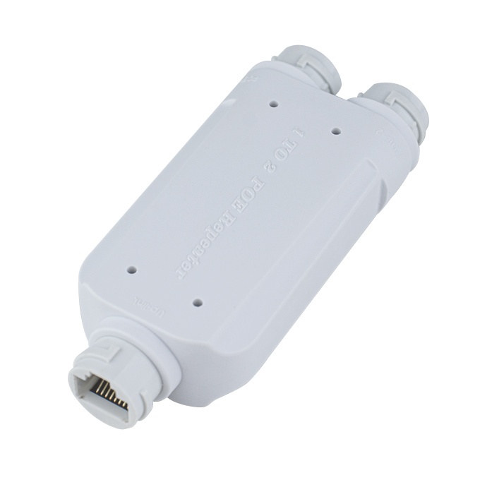 Waterproof POE Extender for IP Camera 1 POE input 2 POE Output
