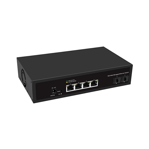 6 Port 10G Web Managed Ethernet Switch
