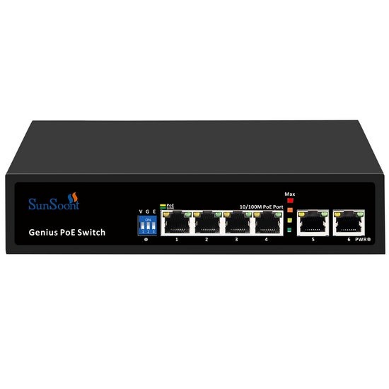 Genius POE Switch 4 POE ports