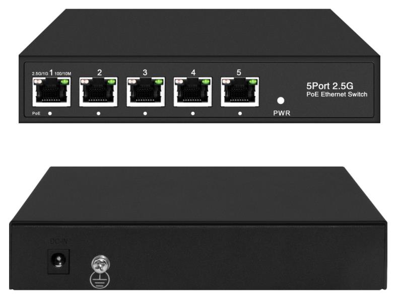 5 Ports 2.5G Poe Switch